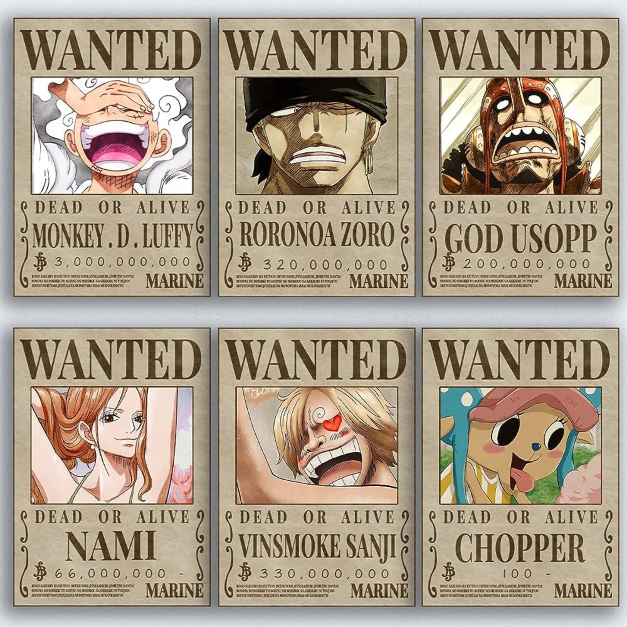 Luffy Pirate Crew Bounty