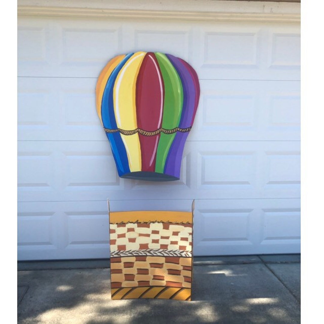 Hot Air Balloon Prop- Hot Air Balloon Party- Hot Air Balloon Backdrop ...