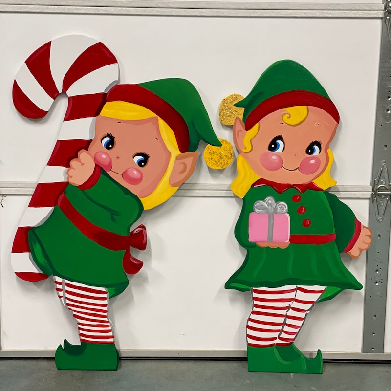 Elf Cutouts - Etsy