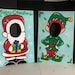 Santa Photo Prop- Santa Face Hole- Elf Face in Hole- Santa Photo Booth ...