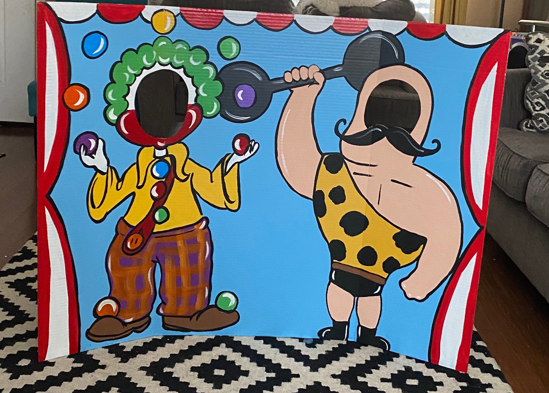 Carnival Themed Face Cut Out Face Cut Outs – My Little Carnival,