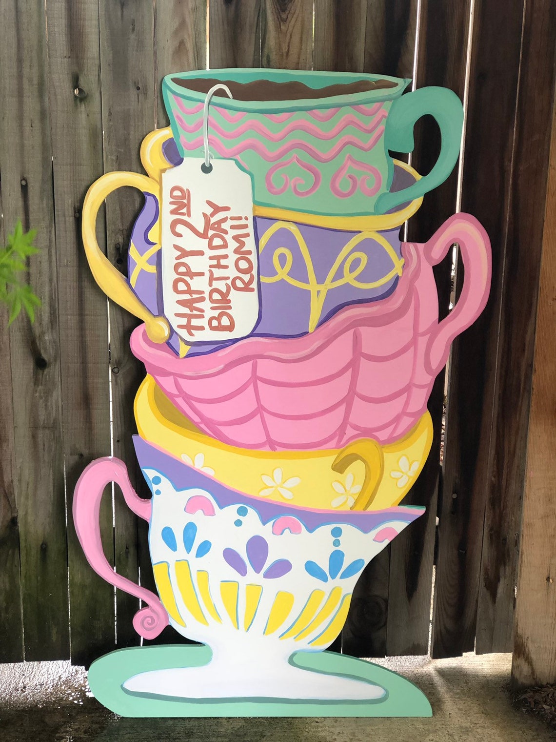 Tea Party Birthday Teacup Sign Teacup Party Tea Teacup | Etsy