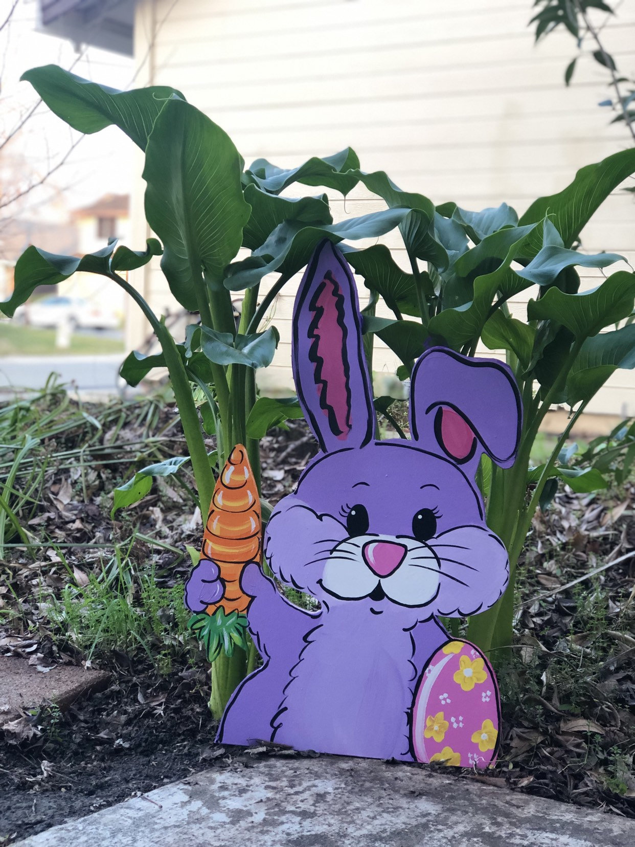 Easter Yard Art-easter Yard Decor Easter Bunny Outdoor | Etsy