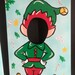 Santa Photo Prop Santa Face Hole Elf Face in Hole Santa Photo Booth ...
