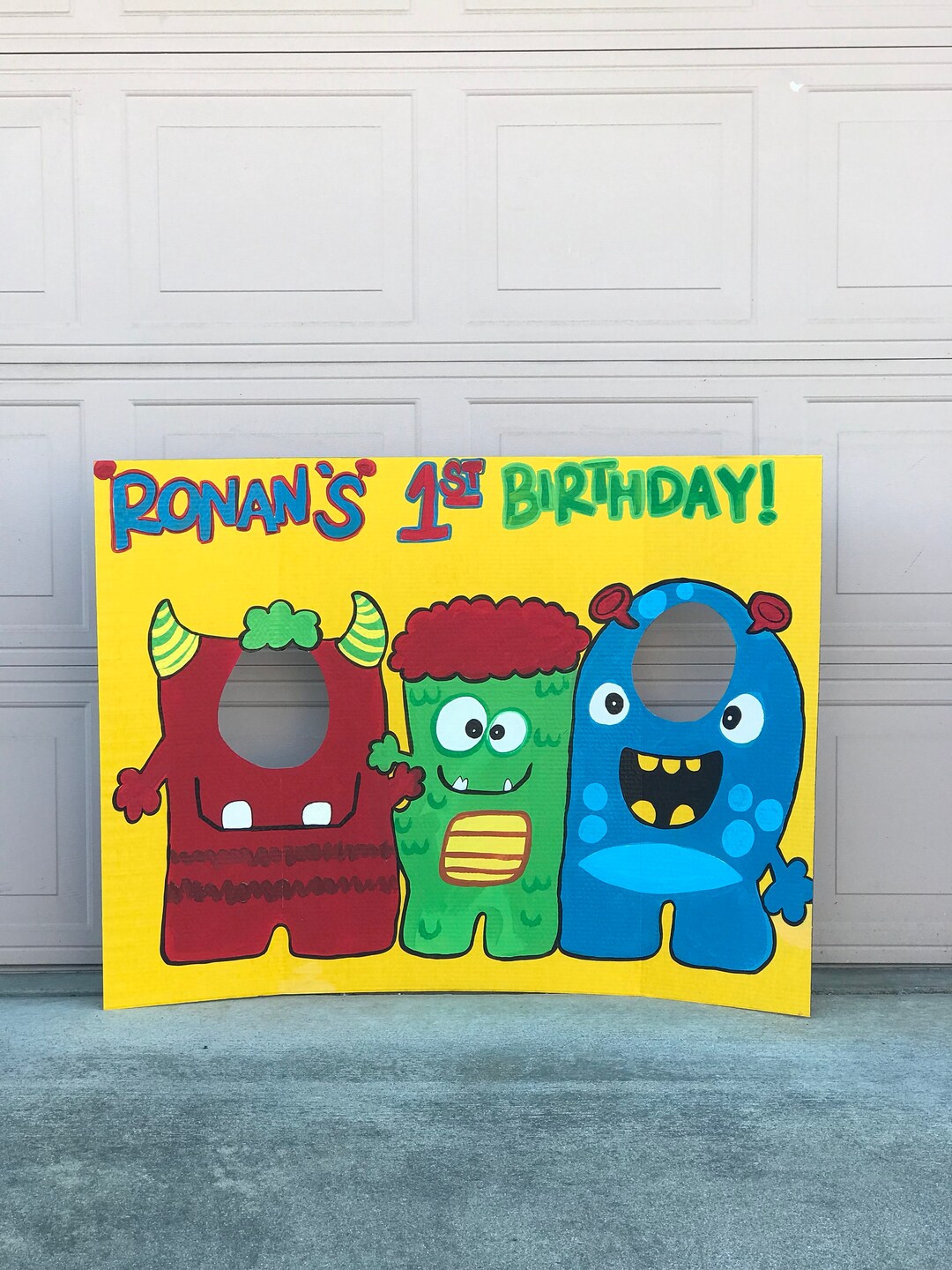 Monster Party Photo Booth Monster Birthday Monster Decoration ...