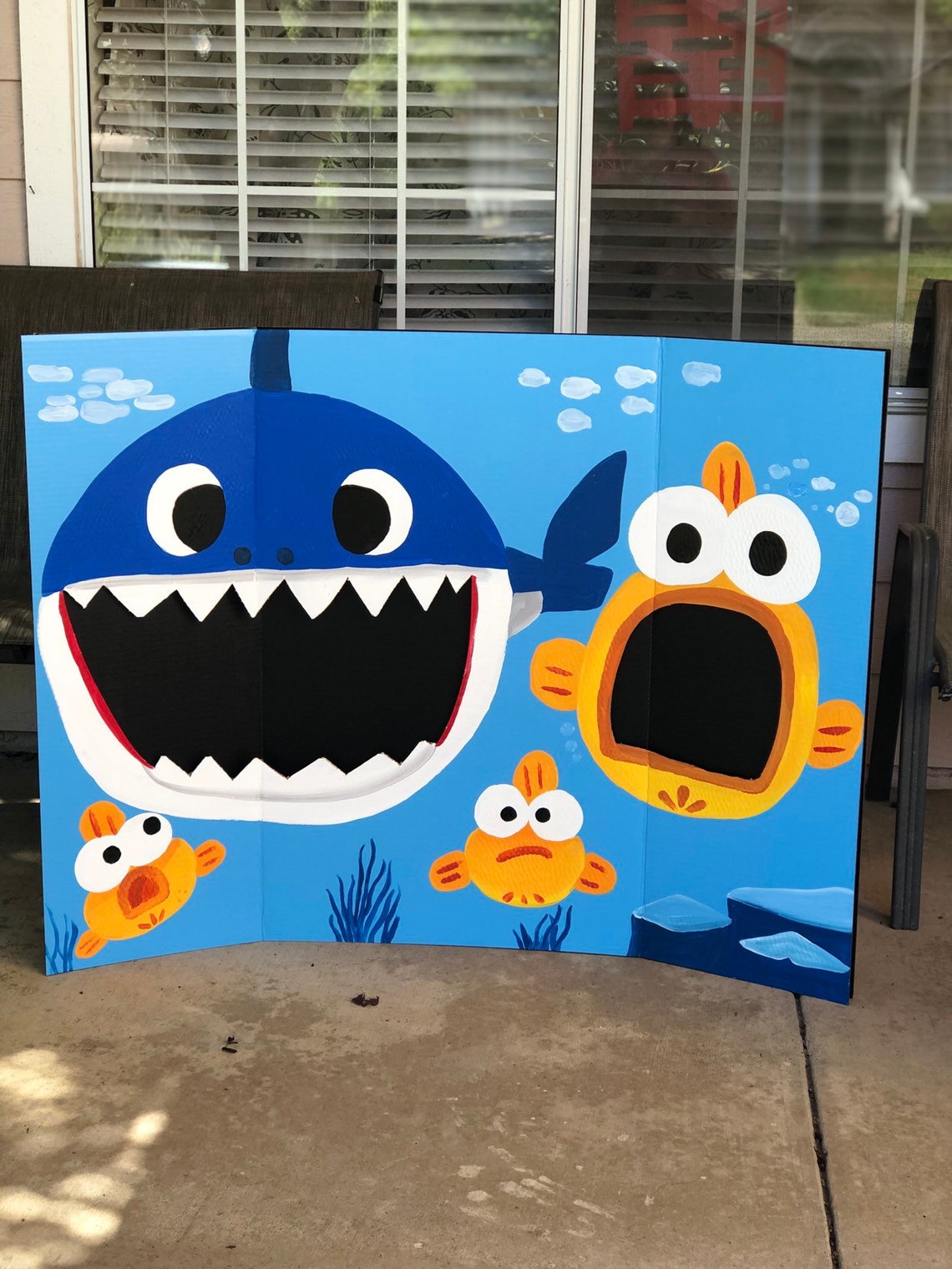 Shark Party Shark Photo Op Shark Photo Booth Shark Birthday Etsy