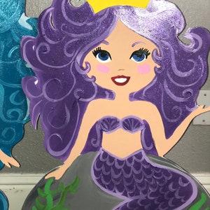 Mermaid Party- Mermaid Birthday- Mermaid Cutout- Under the Sea Party ...