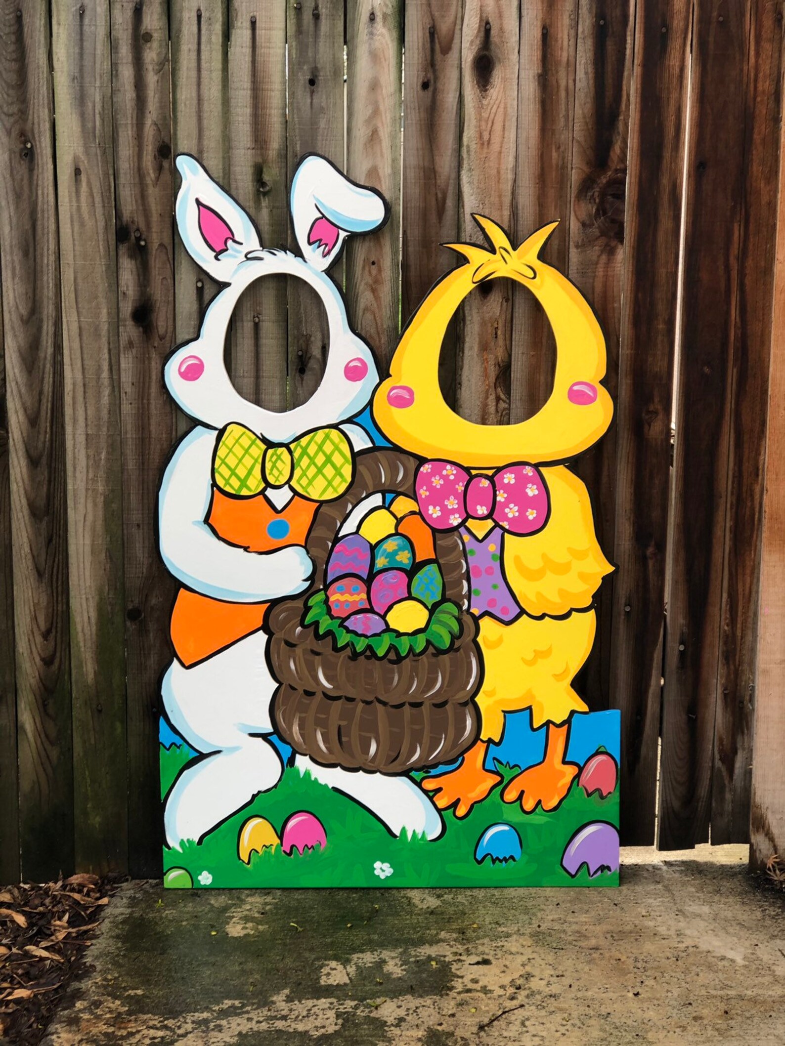 Easter Photo Prop Easter Bunny Op Easter Photo Op Easter Face in Hole ...