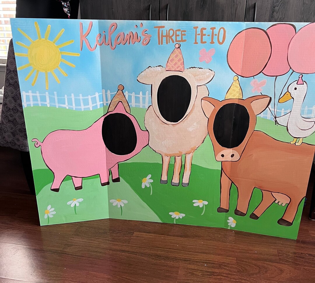 Farm Party- Farm Birthday- Farmer Party- Three I E I O - Barn Photo ...