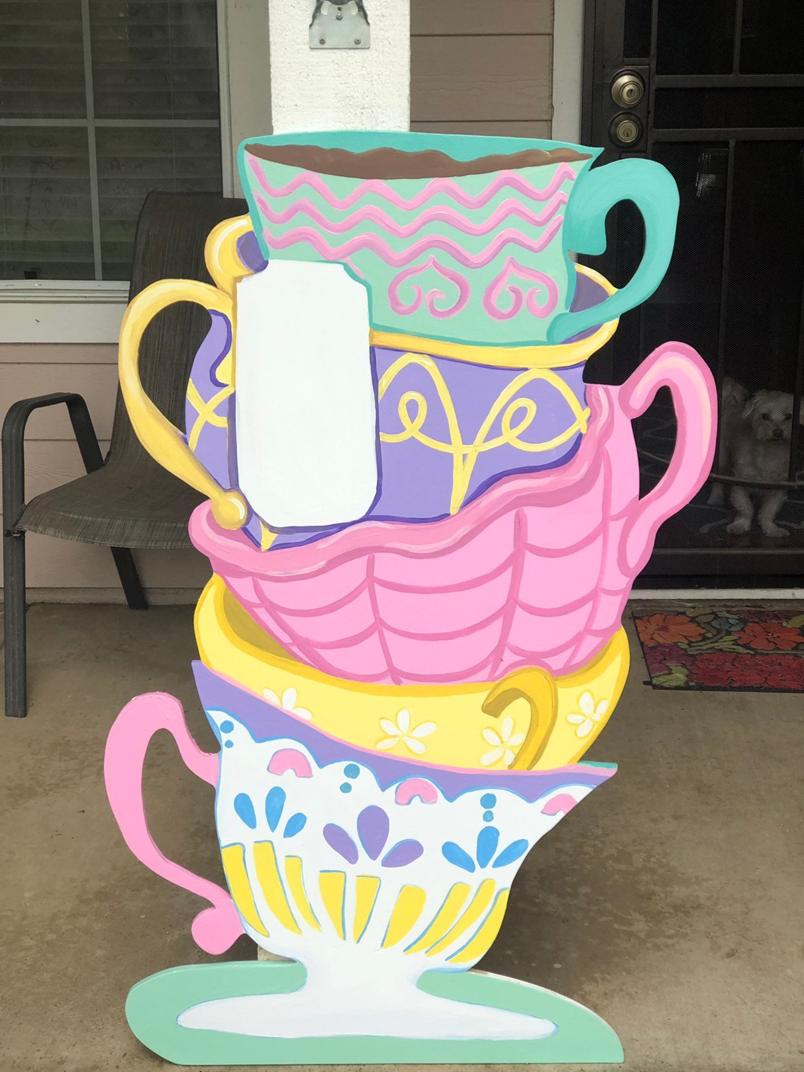 Tea Party Birthday Teacup Sign Teacup Party Tea Teacup | Etsy