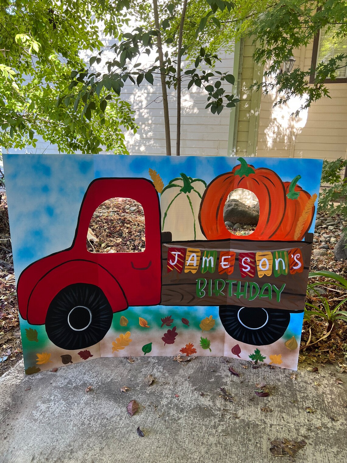 Pumpkin Truck Pumpkin Pickup Fall Truck Prop Fall Birthday - Etsy