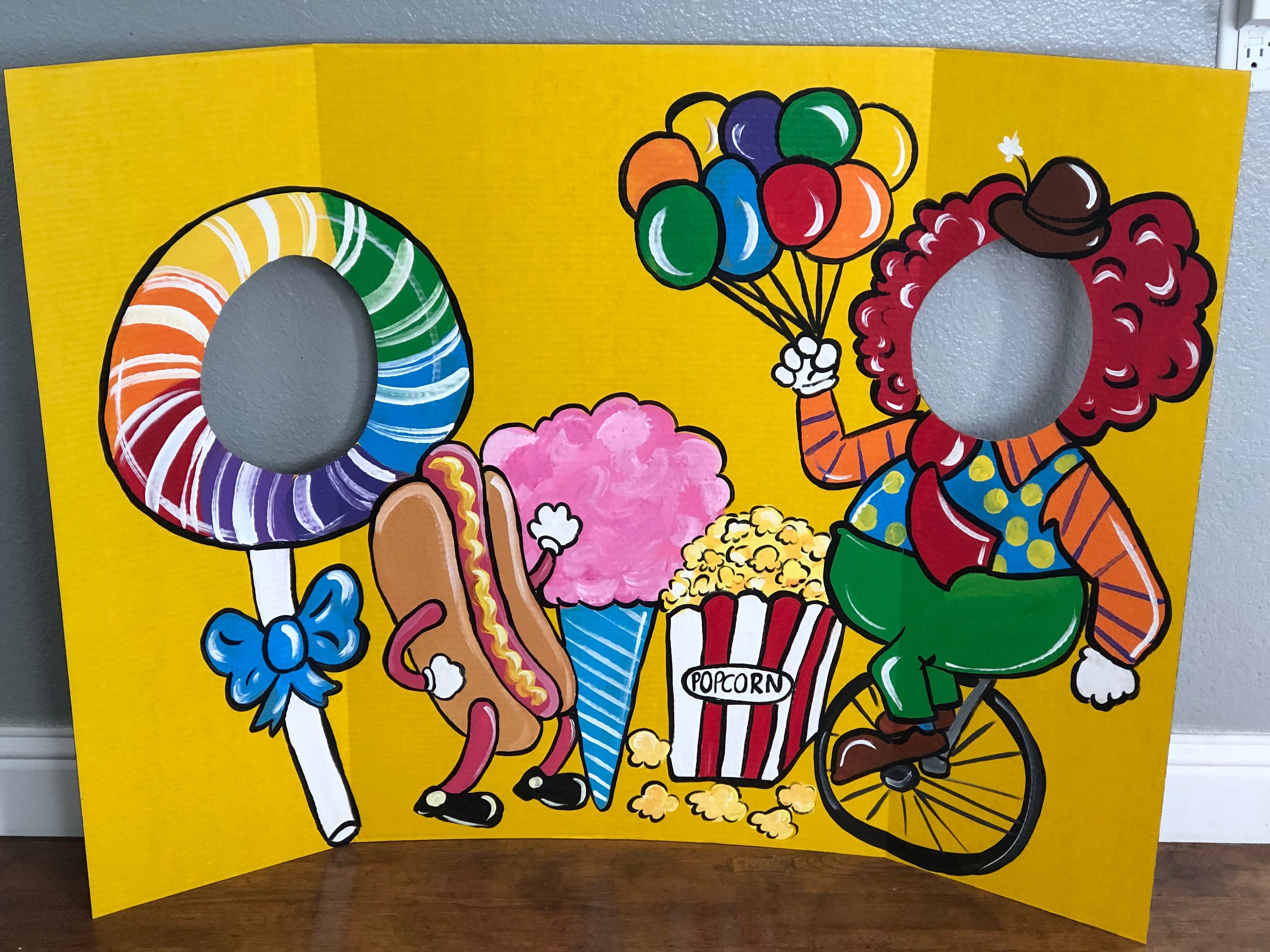 Carnival Photo Board Cutouts
