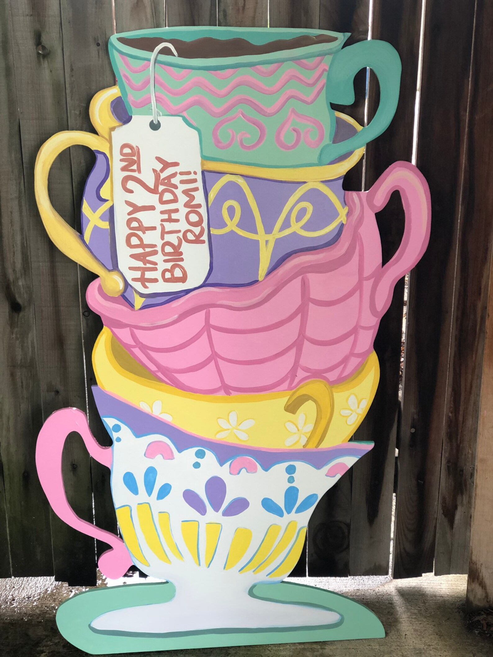 Tea Party Birthday Teacup Sign Teacup Party Tea Teacup | Etsy