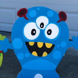 Monster Cutouts- Monster Party Decor- Monster Birthday -monster Photo ...