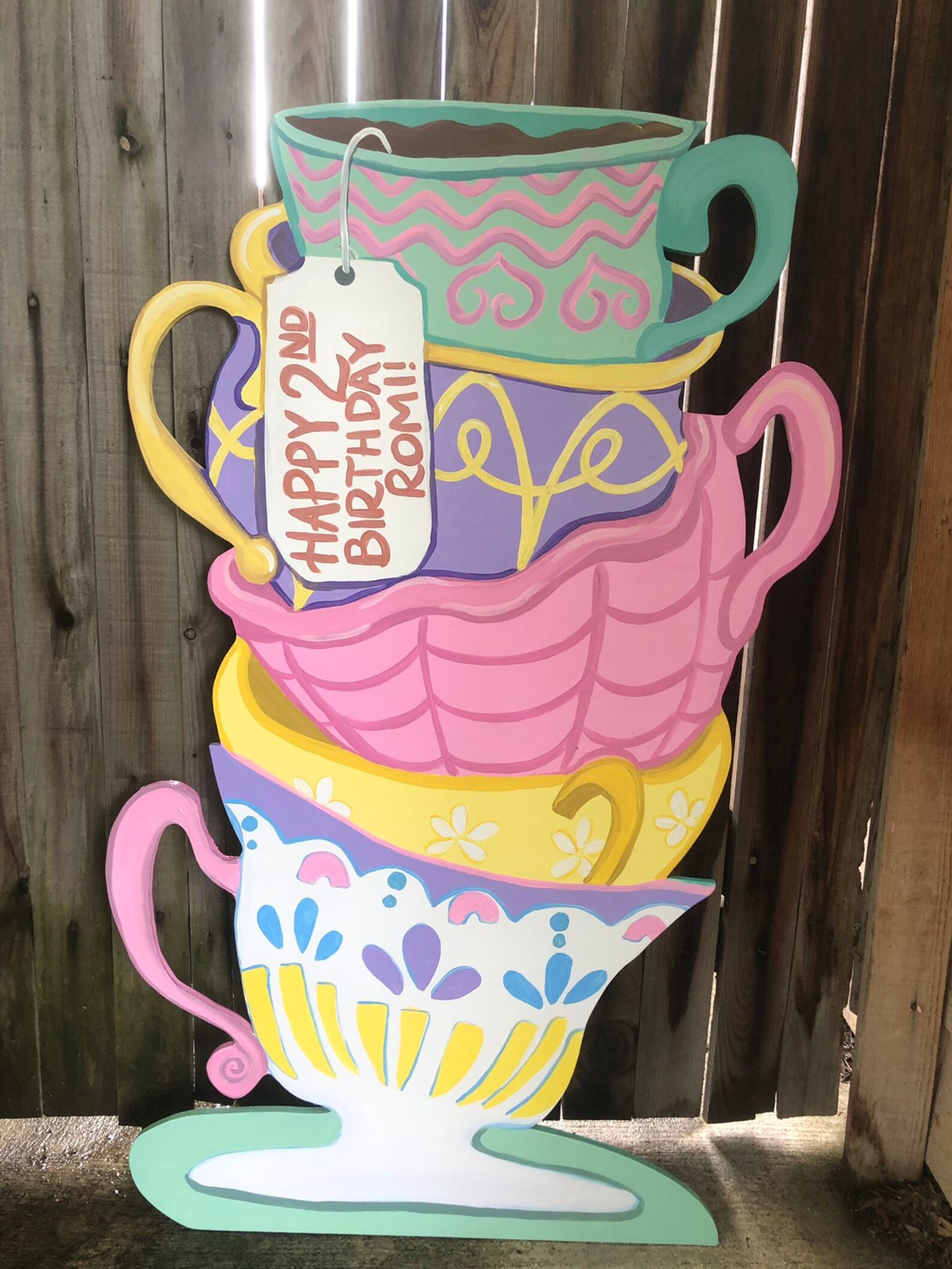 Tea Party Birthday Teacup Sign Teacup Party Tea Teacup | Etsy