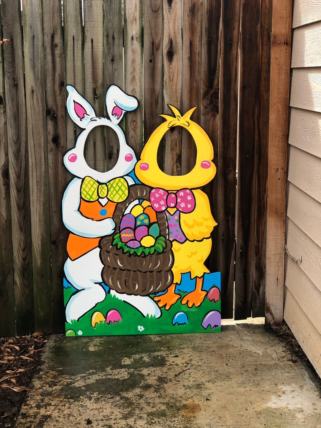 Easter Photo Prop- Easter Bunny Op- Easter Photo Op- Easter Face in ...