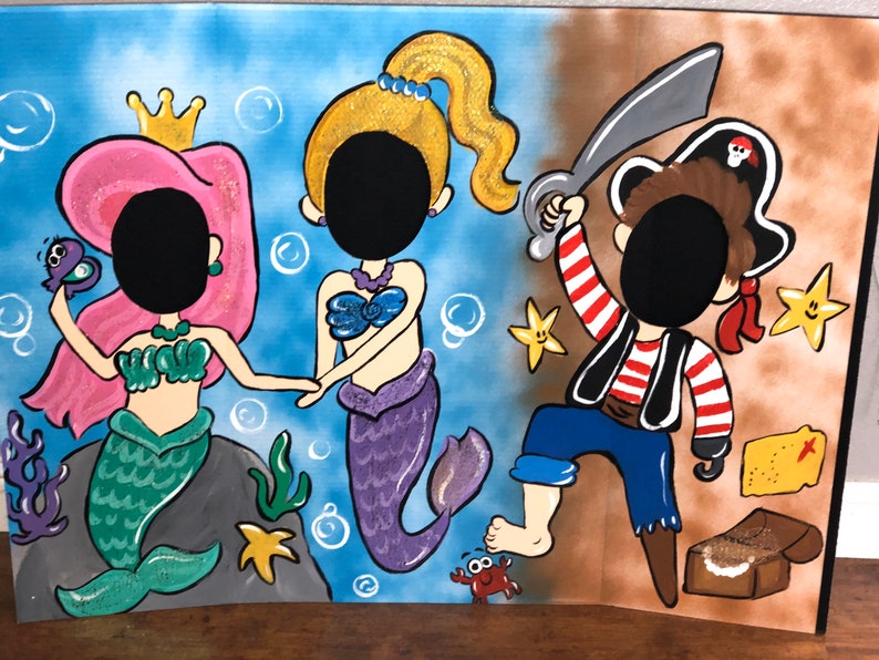 Mermaid Party Pirate Party Mermaid Birthday Pirate | Etsy