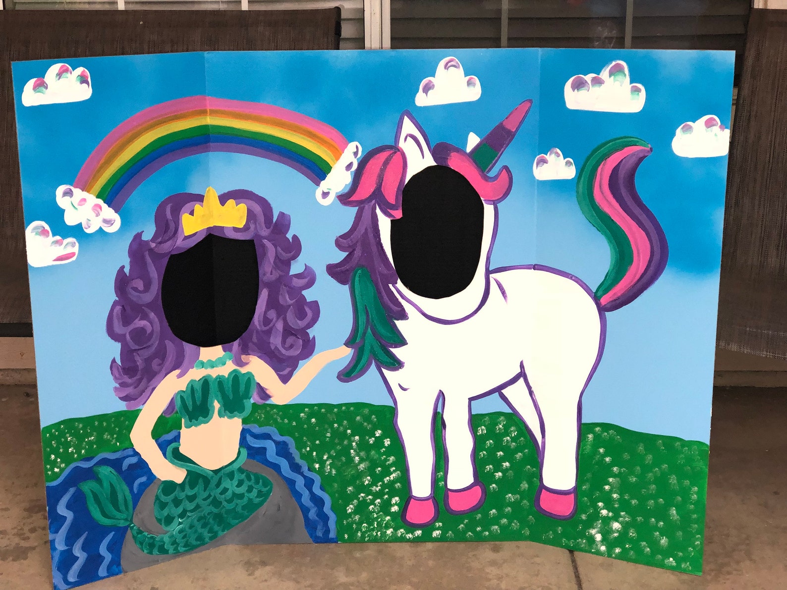 Mermaid Unicorn Party Unicorn Birthday Op Mermaid Photo - Etsy