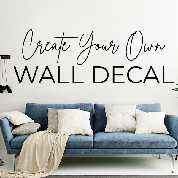 Custom Wall Decals - Etsy