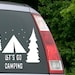 Camping Decal, Camping Sticker, Nature Decal, Outdoor Decal, Camping ...