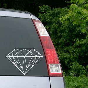 Diamond Decal, Diamond Sticker, Diamond, Bling Decal, Car Decal, Laptop ...