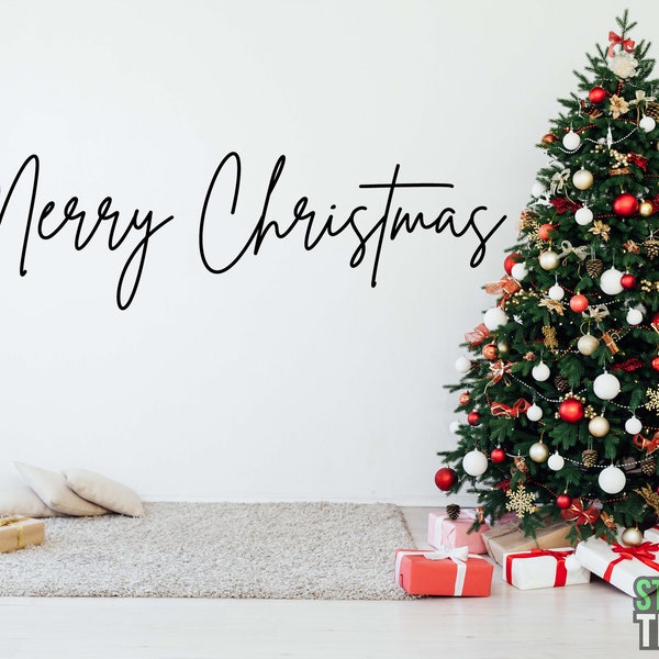 Christmas Wall Decal - Etsy