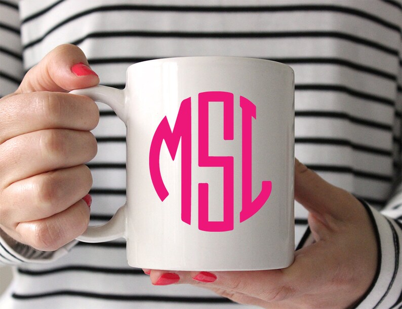 Custom Decal Custom Mug Decal Name Decal Coffee Mug Decal | Etsy