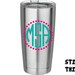 Yeti Custom Decal Monogram Decal Yeti Monogram Decal - Etsy