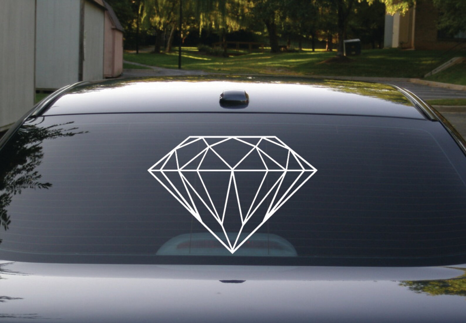 Diamond Decal Diamond Sticker Diamond Bling Decal Car | Etsy