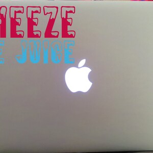 Wheeze the Juice Decal, Wheeze the Juice, Car Decal, Turbo Decal ...