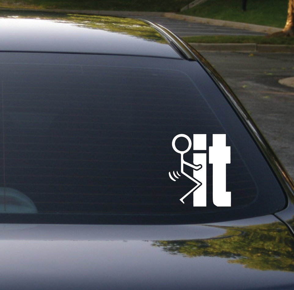 Toothless Sticker 1PC FUCK-IT EDITION Logo Sticker Car Trunk Emblem ...