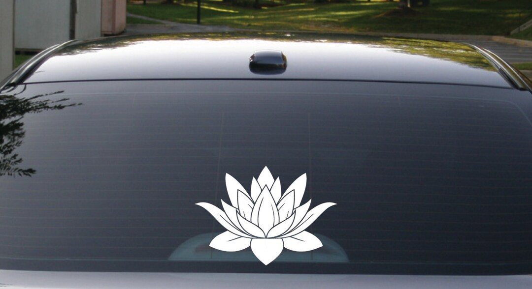 Lotus Decal Lotus Sticker Lotus Yoga Decal Yoga Sticker - Etsy