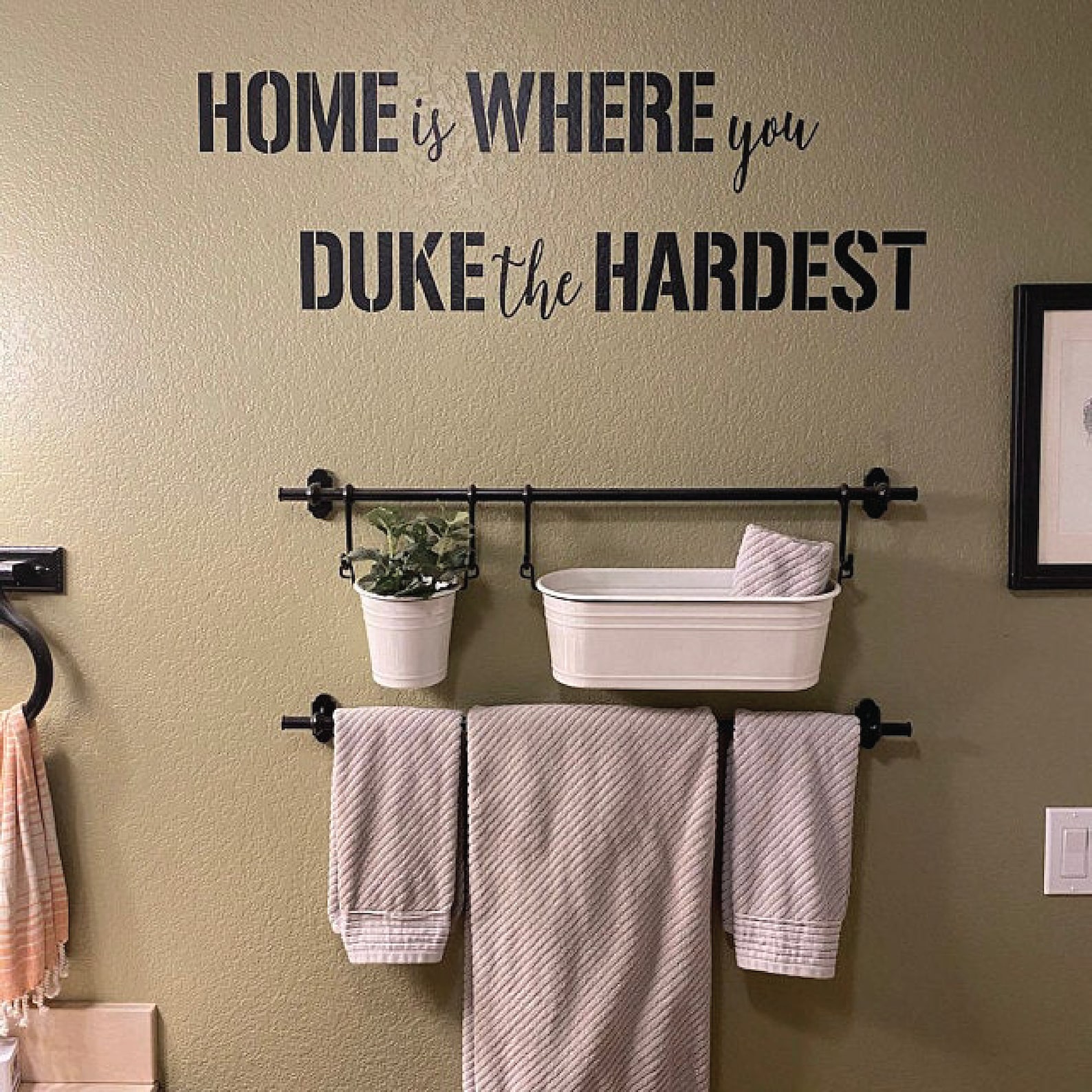 Custom Bathroom Wall Decal Restroom Decal Custom Bathroom - Etsy