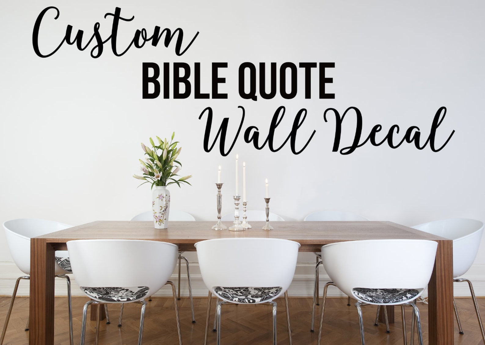Religious Wall Decal Custom Wall Decal Christian Wall - Etsy
