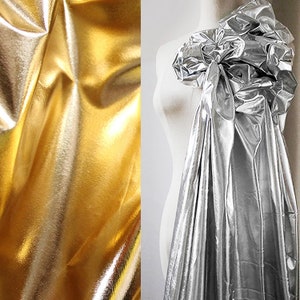 Soft Elastic Hot Stamping Silver Thin Reflective Fabric - Etsy