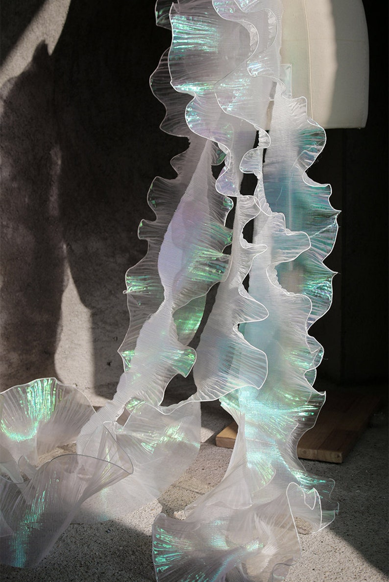 Flounced Ruffled Symphony Transparent Fabric - Etsy Canada