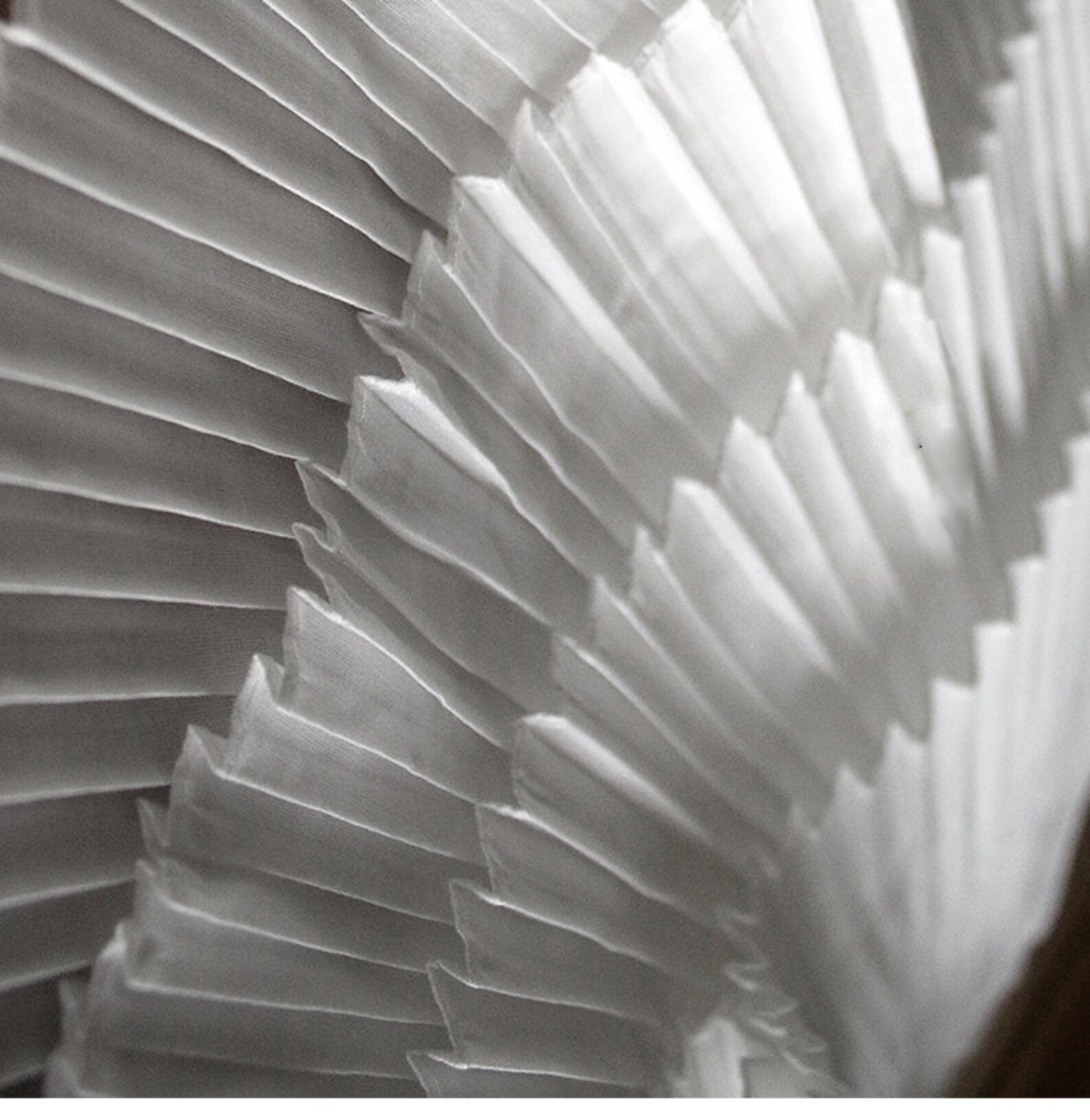 White Big Organ Ruffle Wavy Fabric Lace Dress Accessories Terylene ...