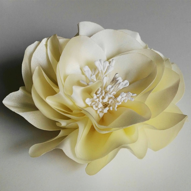 Satin Rosettes Adorable Rose Fabric Flowers Silk Appliques | Etsy