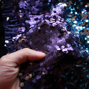 Shiny Sequin Mesh Fabric,magic Color Sequin Backdrop,shimmering Sequin ...