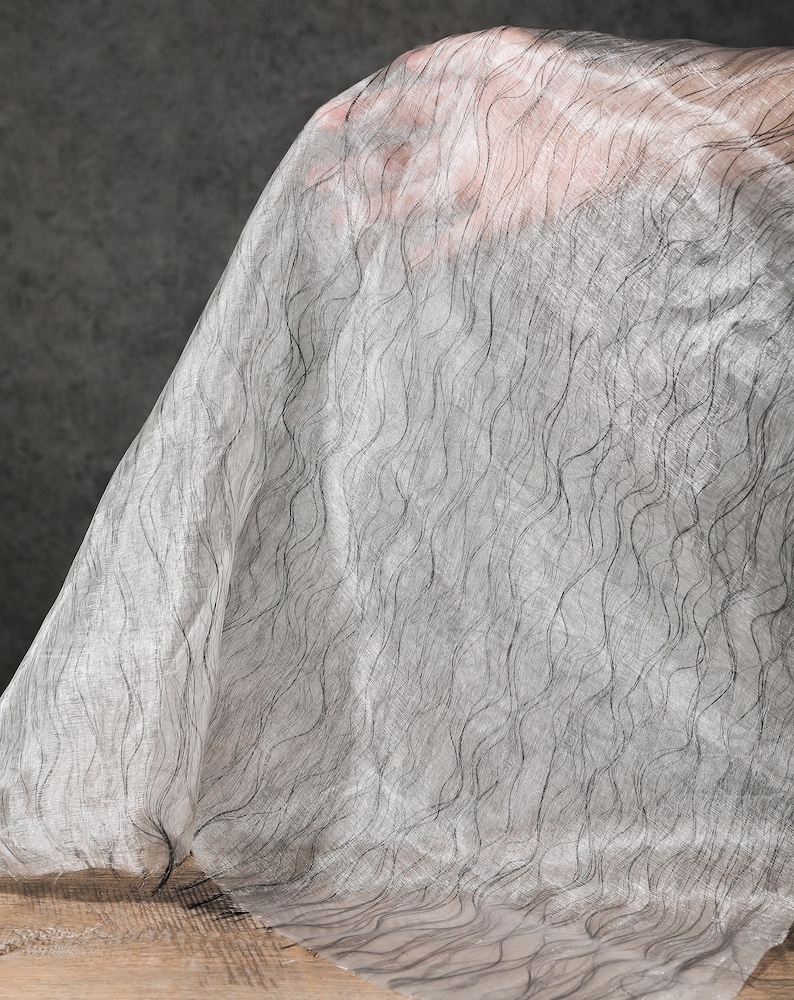 Laminated Thread See-through Organza Fabric 1/2 Yard | Etsy