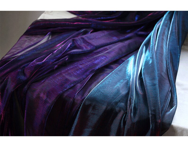 Holographic Laser Polyester Mesh Fabric, Dance Costume, Activewear - Etsy