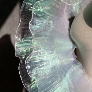 Flounced Ruffled Symphony Transparent Fabric - Etsy