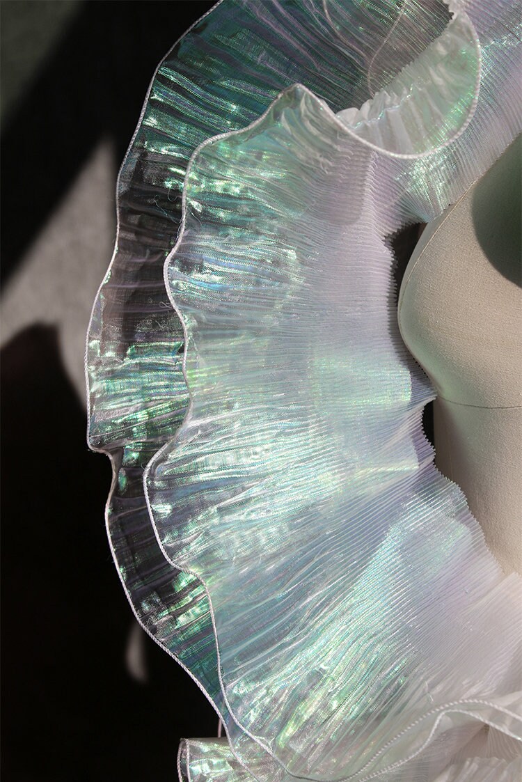 Flounced Ruffled Symphony Transparent Fabric - Etsy Canada