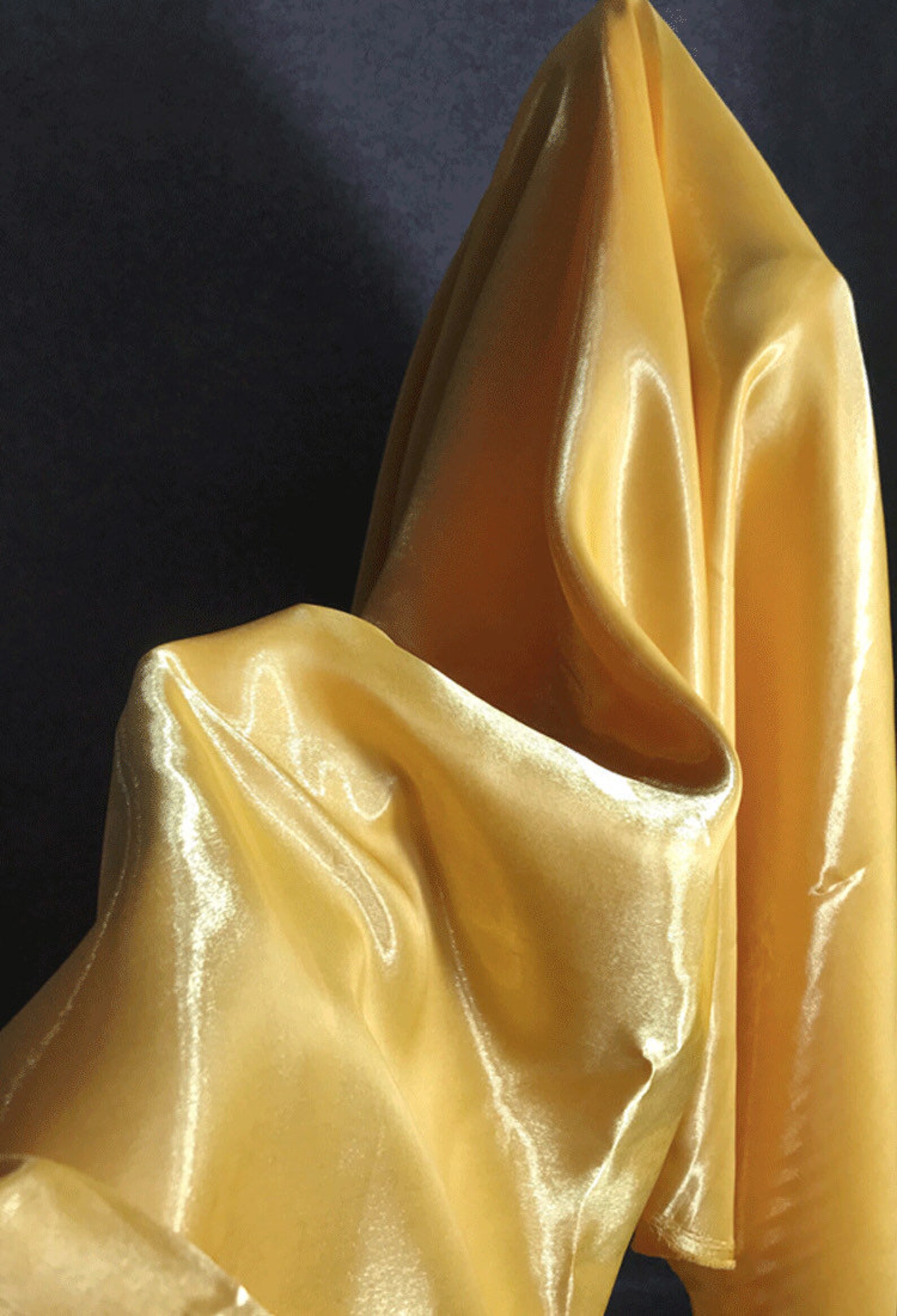 Crystal Silk Satin Smooth Reflective Flannel Fabric | Etsy