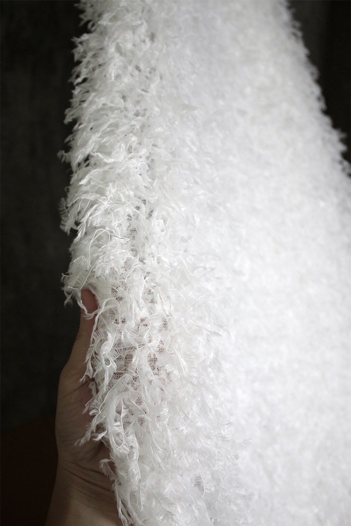 Tassel Feather Puffer Autumn and Winter Fringe Woollen - Etsy