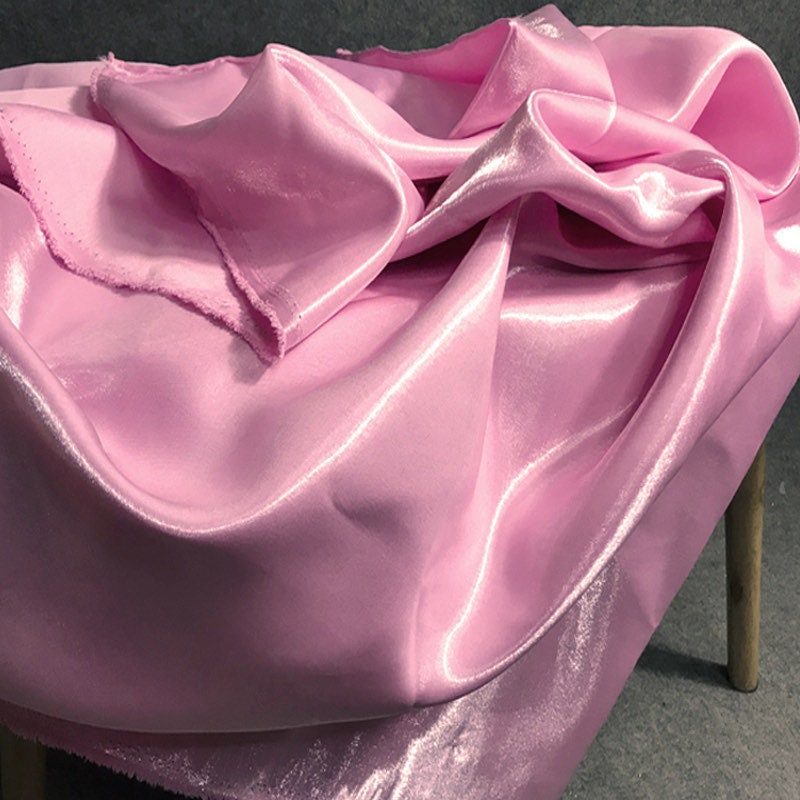 Crystal Silk Satin Smooth Reflective Flannel Fabric | Etsy