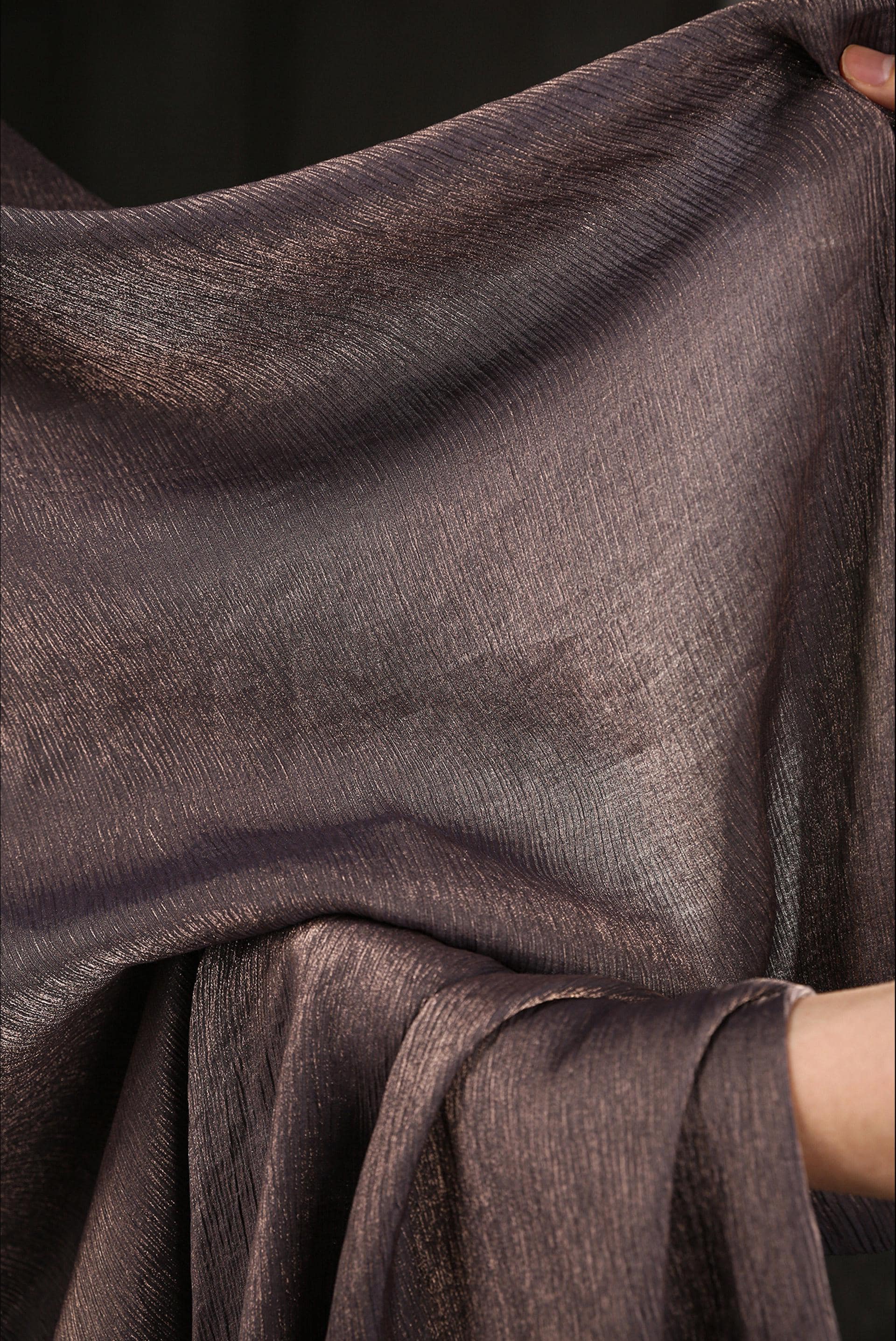 Gradient Shimmer Micro-pleated Fabric - Etsy