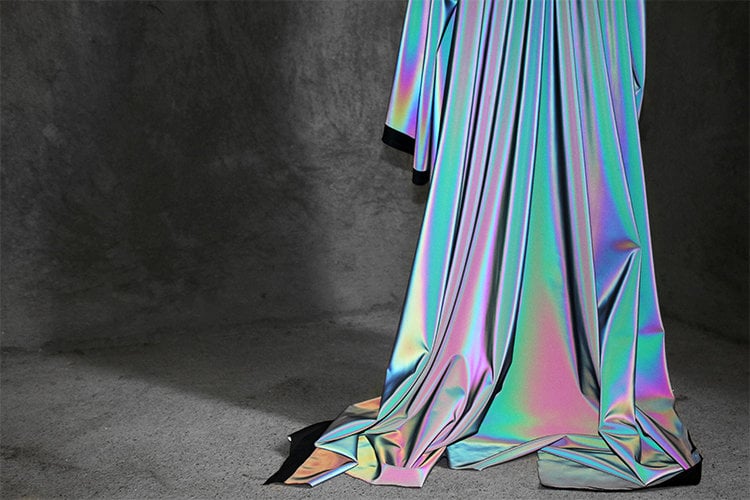 Midnight Rainbow Laser Reflective Material Colorful Gradient - Etsy ...