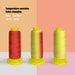 6 Colors Thermochromic Cotton Thread Color-changing Temperature ...