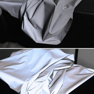 High Visibility Silver Reflective Special Fabric Night Strong Light ...